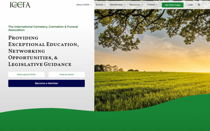 webCemeteries Announces Launch of Redesigned ICCFA Website - webCemeteries™
